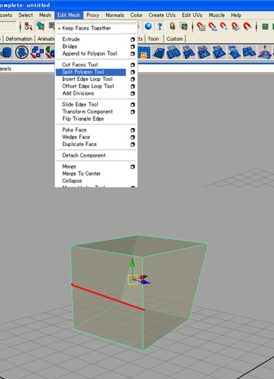 mayaモデリングチュートリアル